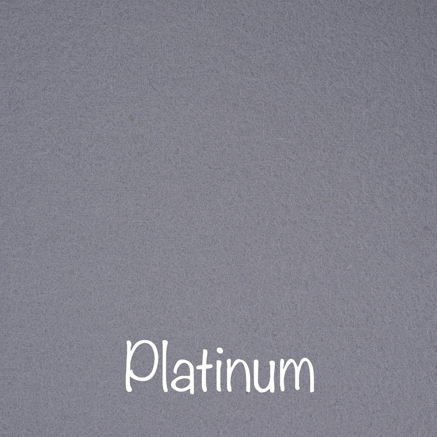 Platinum - 100% Wool Felt Sheet – Canadian Felt Shop